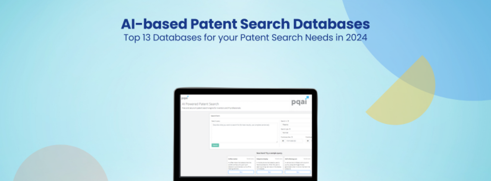 Top 13 AI-based Patent Search Databases 2024 - GreyB