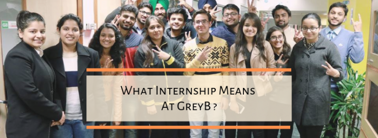 What Internship means at GreyB - GreyB